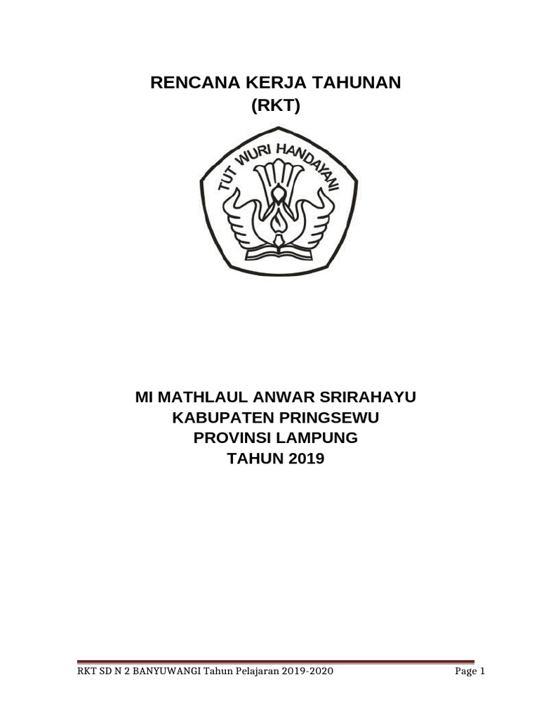 Rencana Kerja Tahunan RKT | PDF