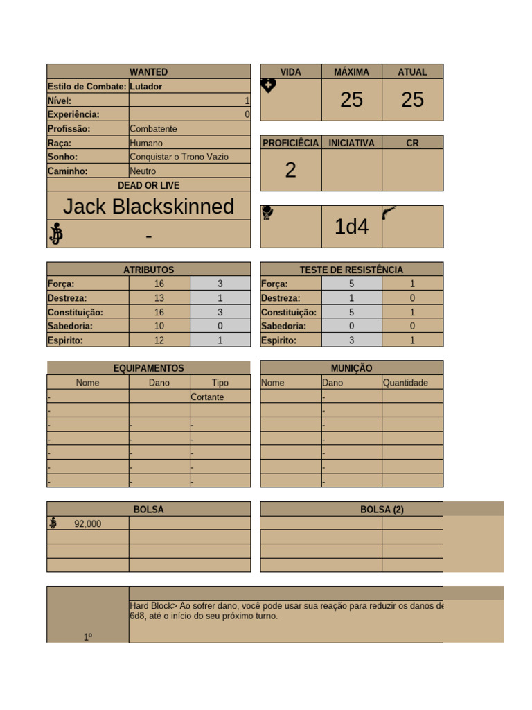 Cópia de Ficha Op-RPG | PDF