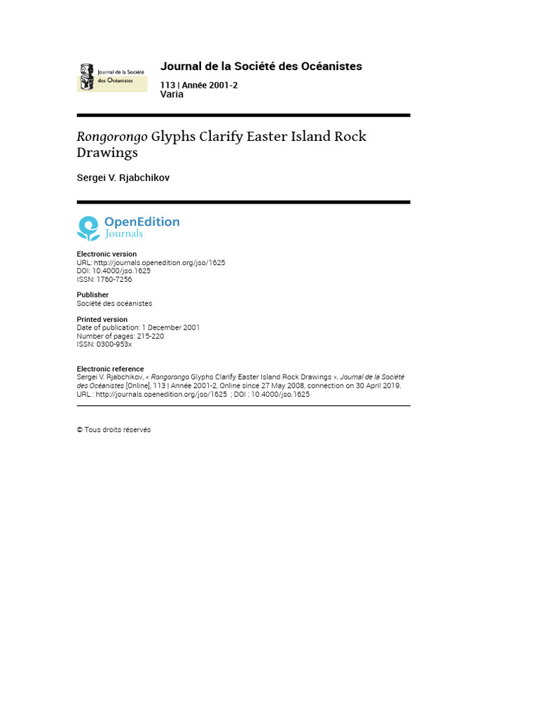 jso-1625 | PDF | Polynesia
