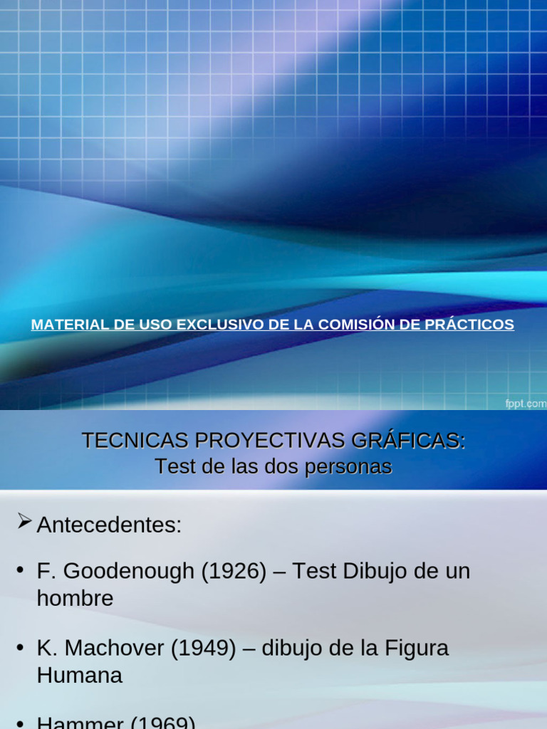 TECNICAS PROYECTIVAS GRÁFICAS - 2 PERSONAS, FKA - FKP | PDF