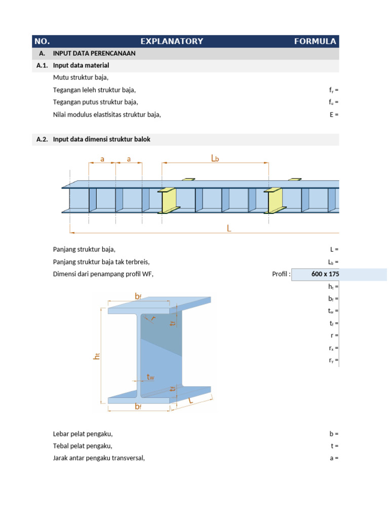 Analisis Pengaku Transversal Baja | PDF