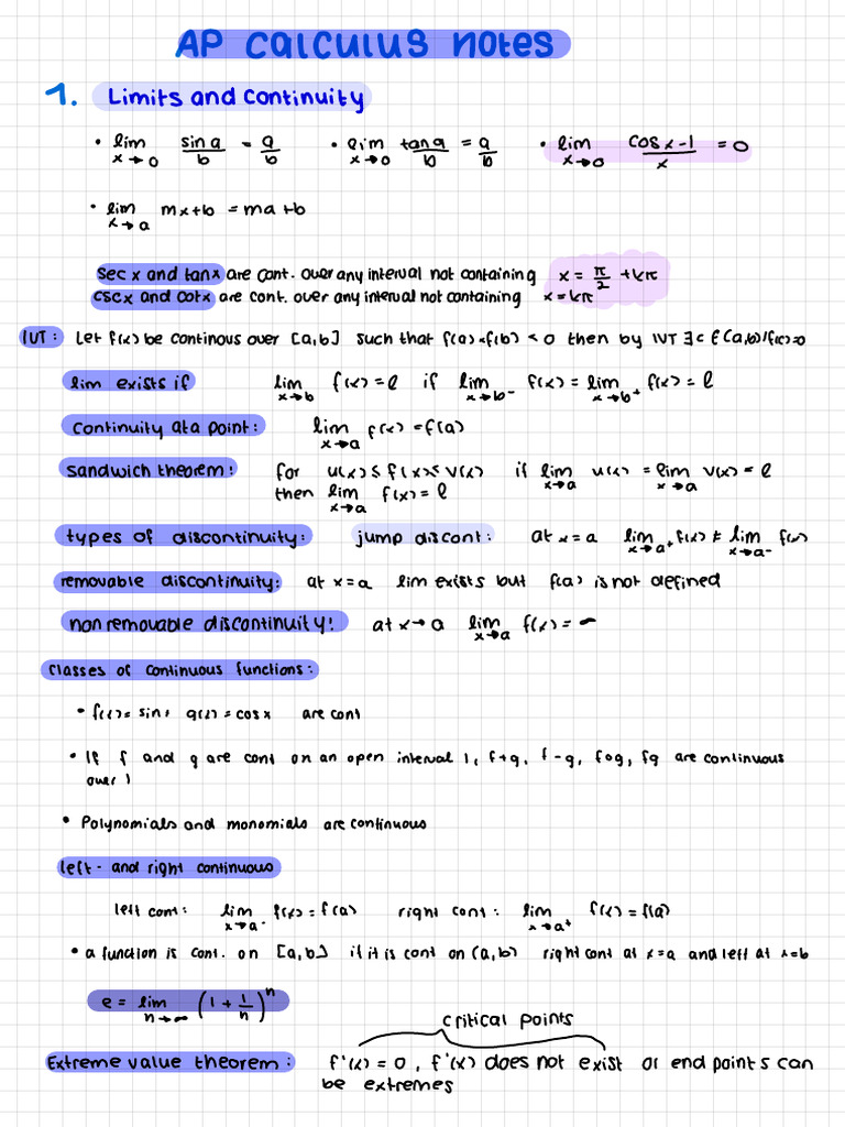 AP Calculus | PDF | Trigonometric Functions | Geometry