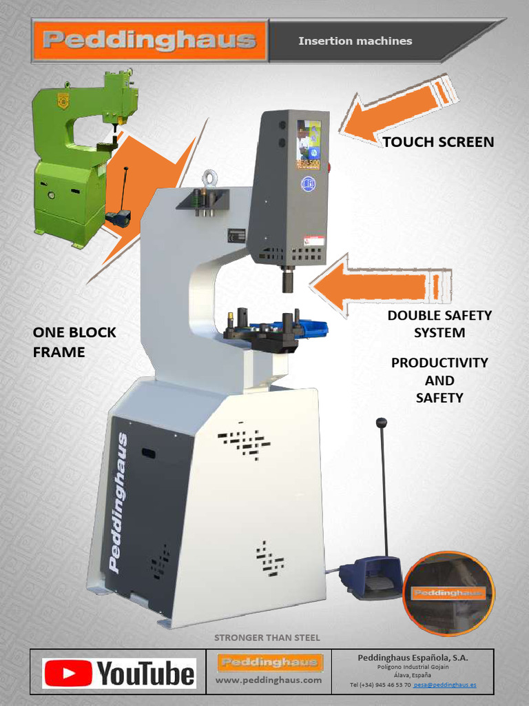 Insertion Machines Overview and Specs | PDF | Screw | Rivet
