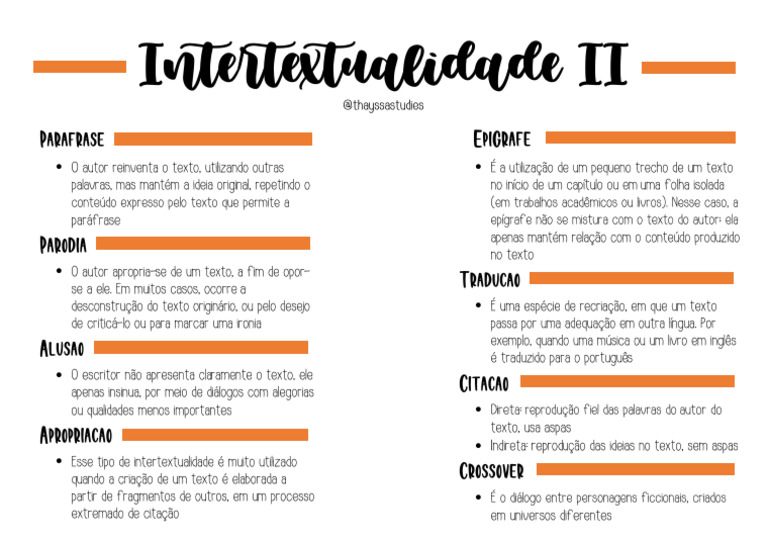 Intertextualidade II | PDF