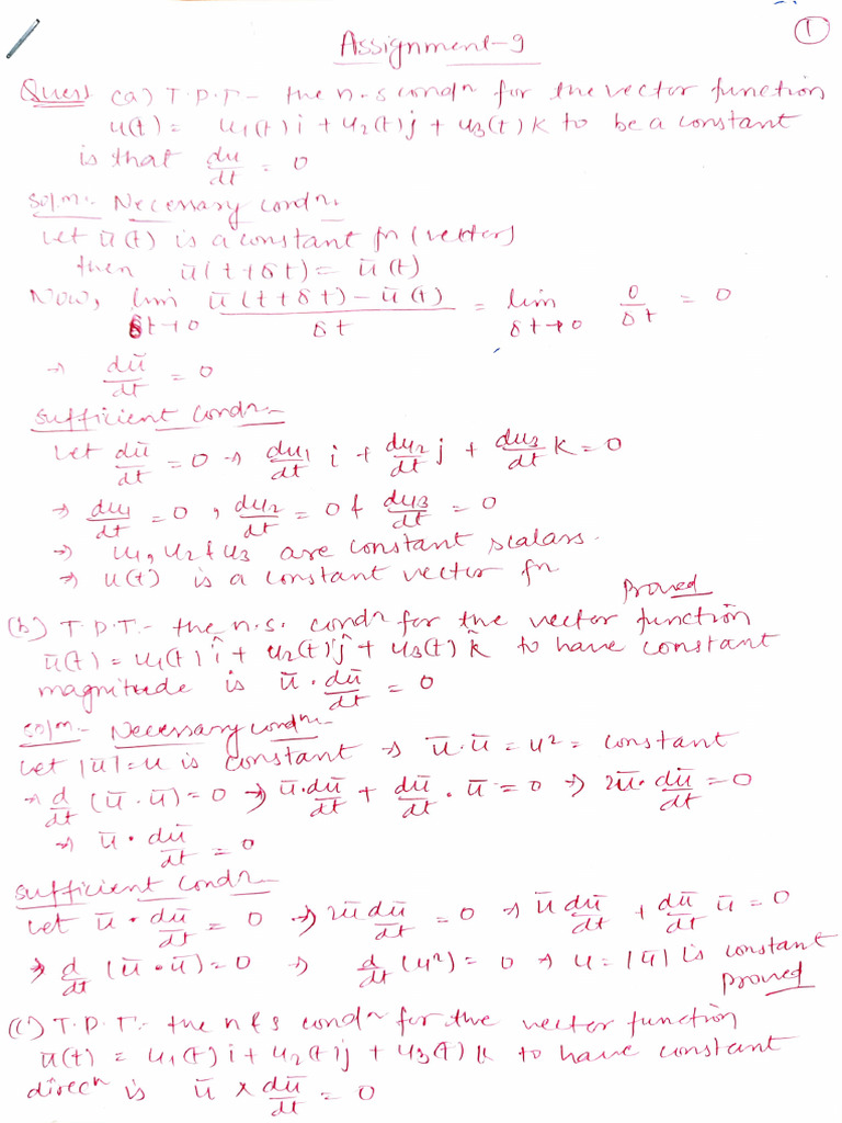 Assignment 9 Solution | PDF