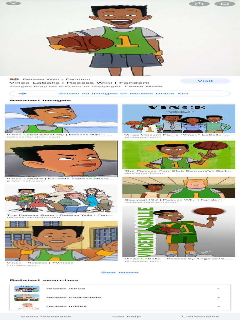 Recess Black Kid - Google Search | PDF