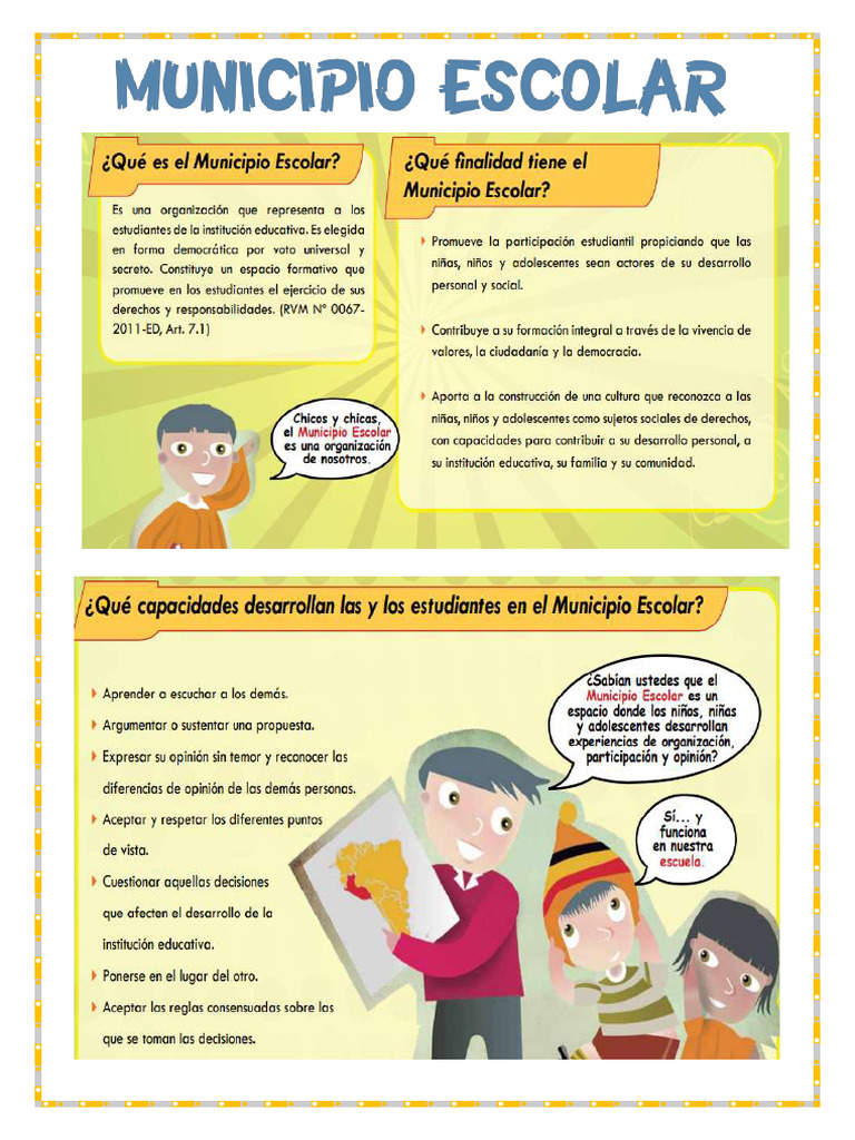 Ficha Informativa Municipio Escolar | PDF