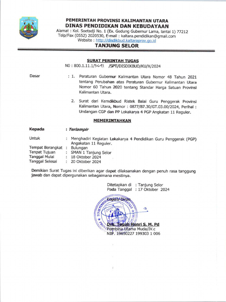 SPT PGP 11 Loka 4 Zarra DKK | PDF