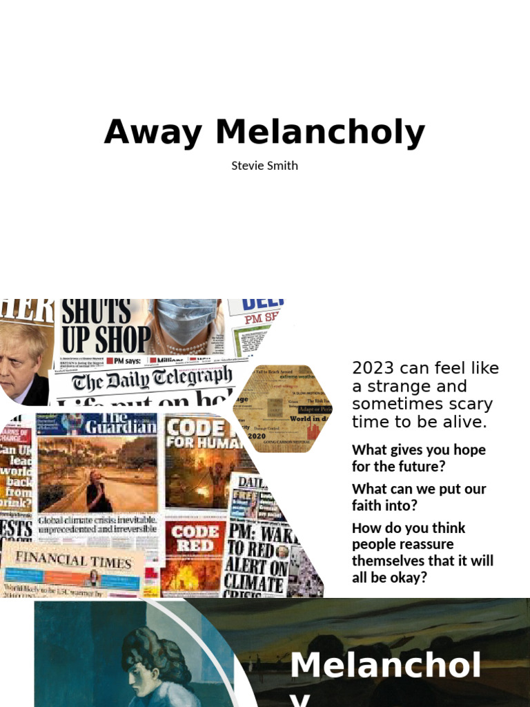 Away Melancholy | PDF | Depression (Mood) | Poetry