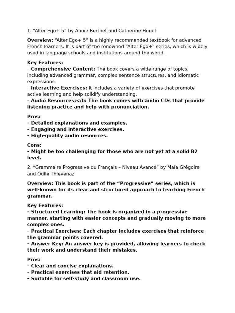 C1 Books To Learn French | PDF | Applied Linguistics | Behavior ...