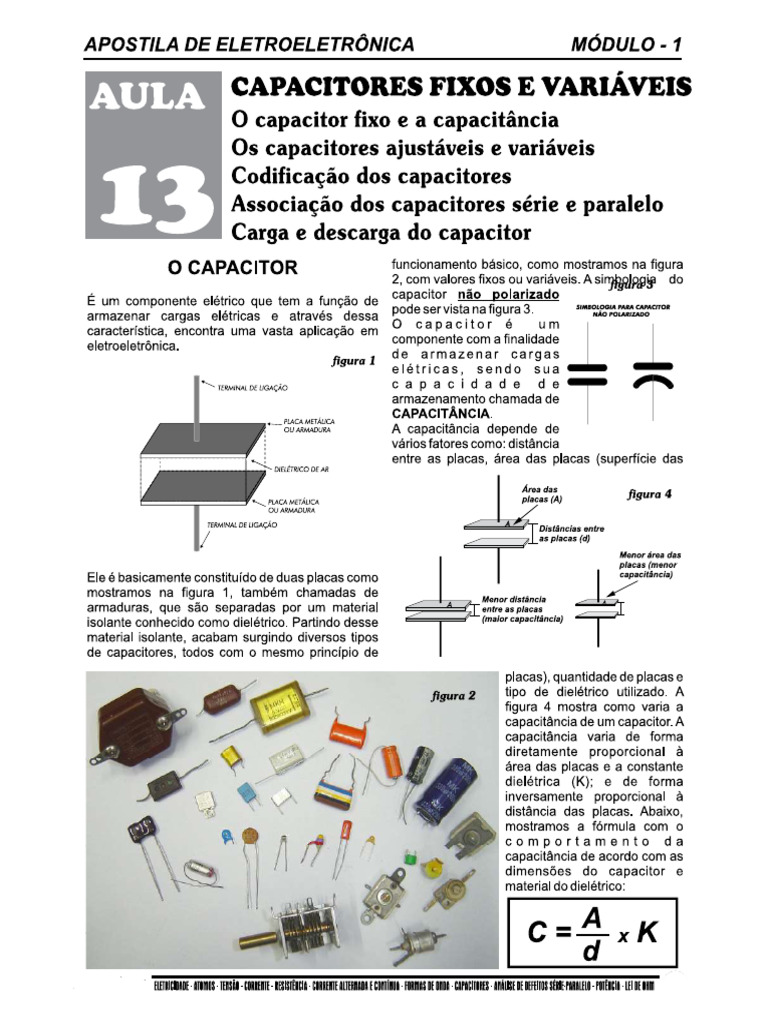 Texto1 Capacitores Características B | PDF