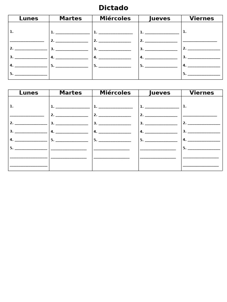 Dictado | PDF