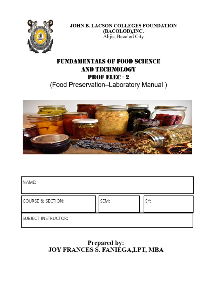 Food-Science-and-Technology | PDF | Food Preservation | Curing (Food ...