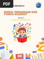 Modul Ajar Matematika - Modul Ajar Persamaan Dan Fungsi Kuadrat - Fase E | PDF