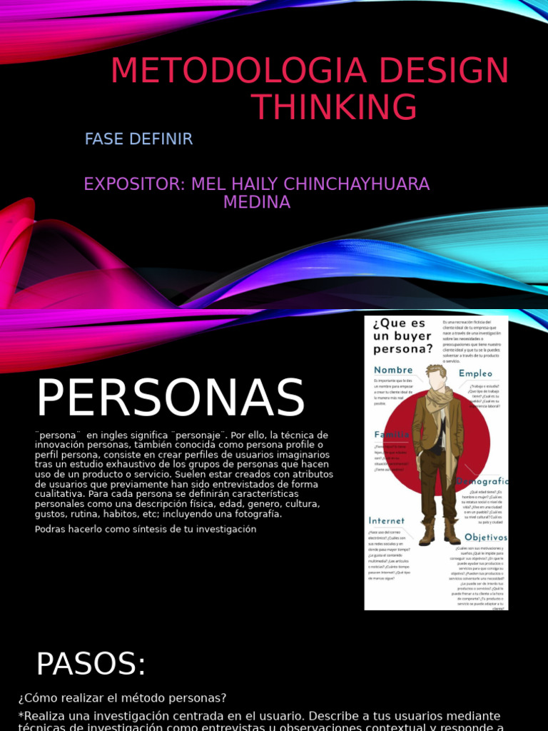 Metodología Design Thinking: Fase Definir | PDF