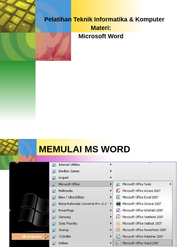 Presentasi Ms - Word | PDF