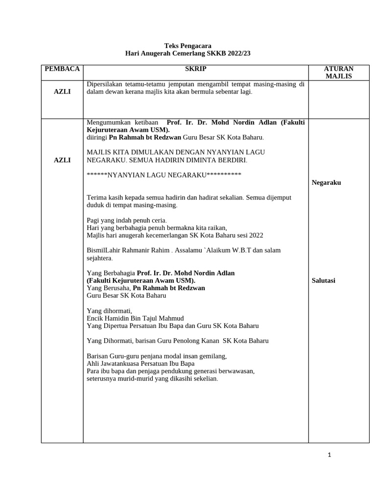 Teks Maka Skkb 2023 Pdf