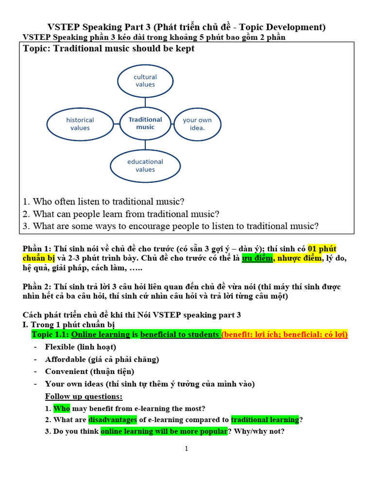 Speaking Part 3 | PDF