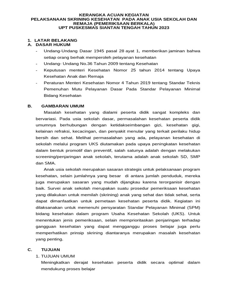 Kak Penjaringan | PDF