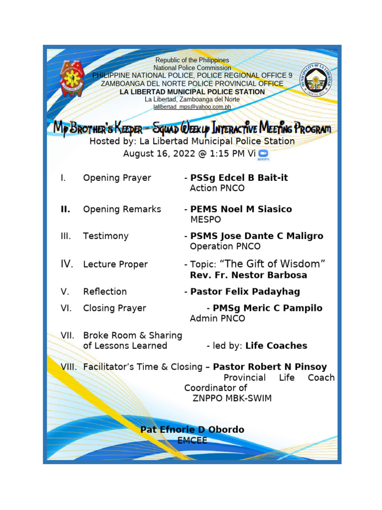 MBK-SWIM Program | PDF