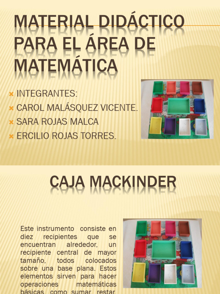 Material Didáctico para El Área de Matemática | PDF | Multiplicación ...