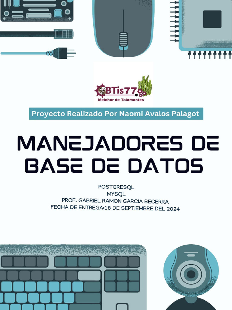Manejadores de Base de Datos | PDF | Mi sql | Postgre Sql