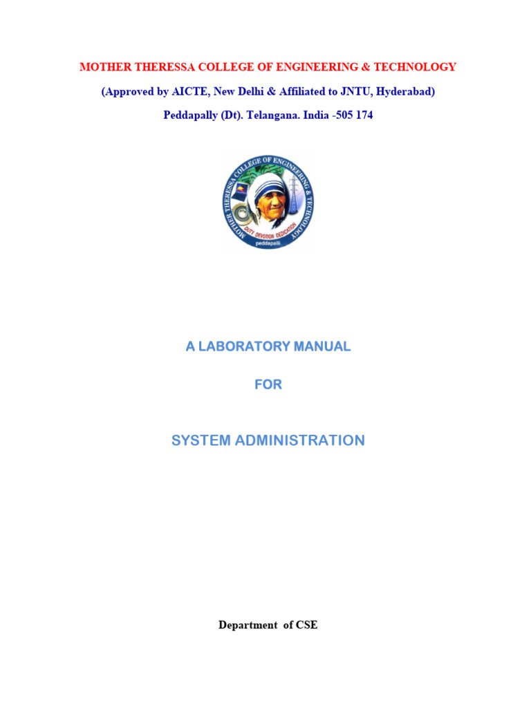 System Administration Lab Manual | PDF | Domain Name System | Ip Address