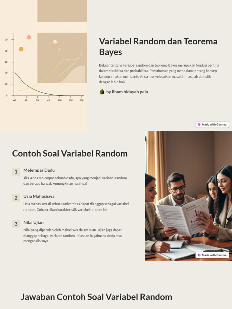 Variabel Random dan Teorema Bayes | PDF