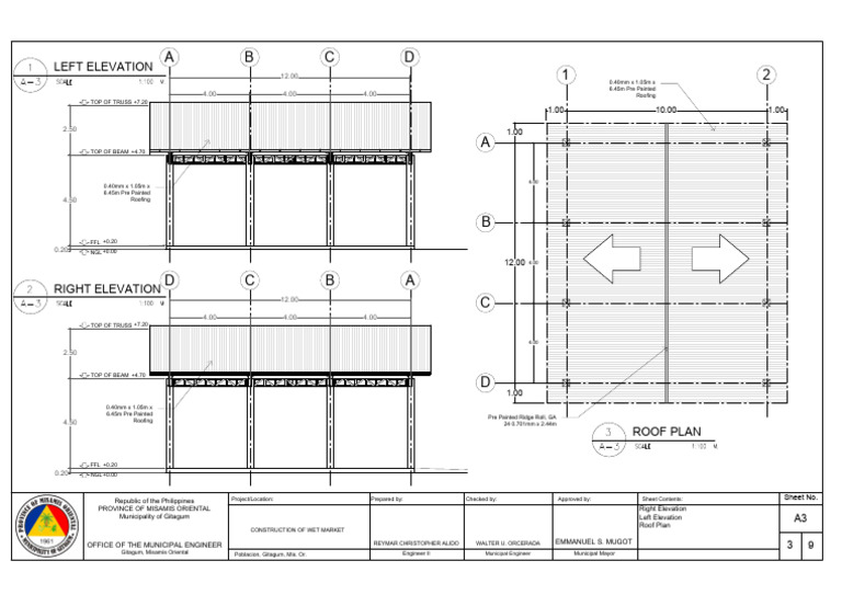 Motorpool Building-A1 | PDF