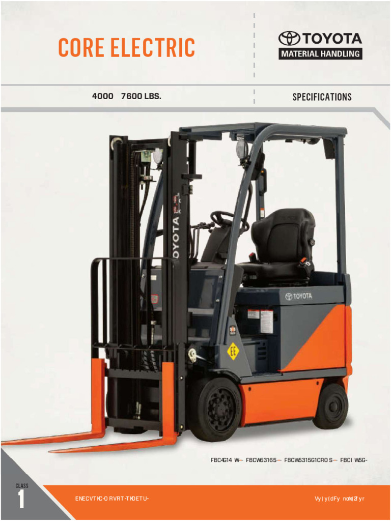 TLKT - XE NÂNG 8FBCHU25 - Compressed | PDF | Power Inverter | Elevator