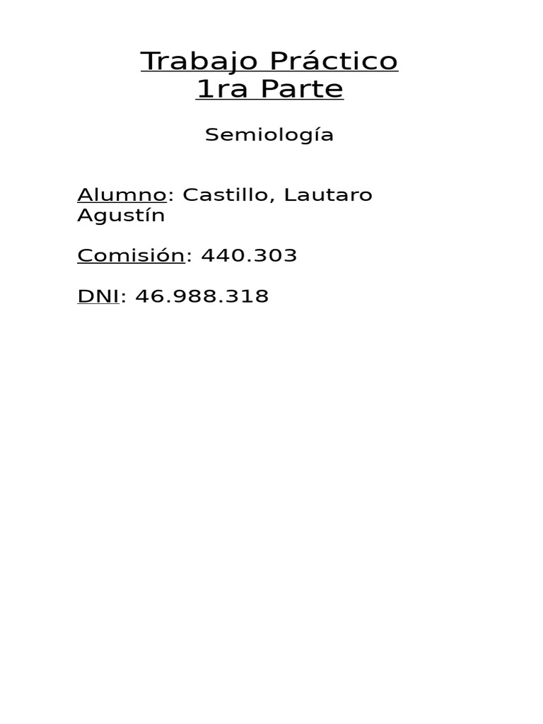 TP Castillo, Lautaro | PDF