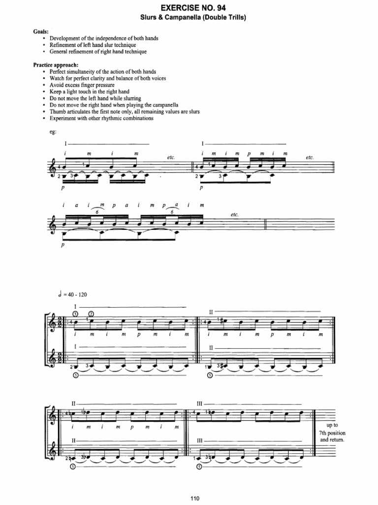 Kitharologus, SLURS & Campanella - Ricardo Iznaola | PDF | Hand | Limbs ...