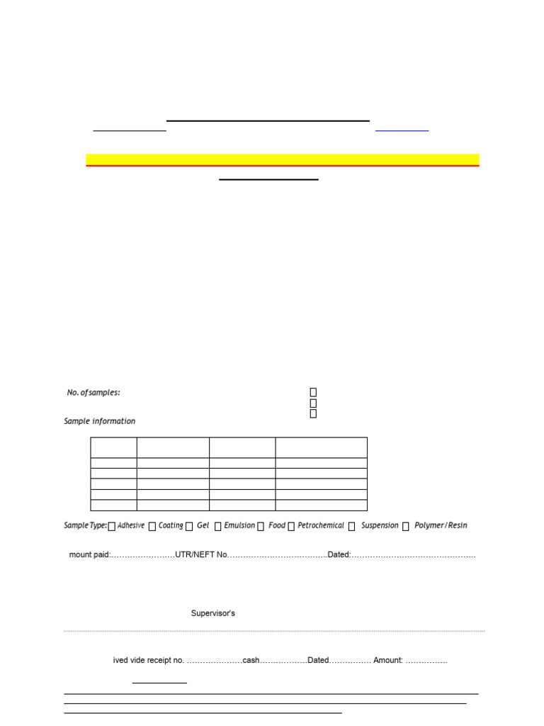 Rheometer Form 2021 | PDF | Chemical Substances | Chemistry