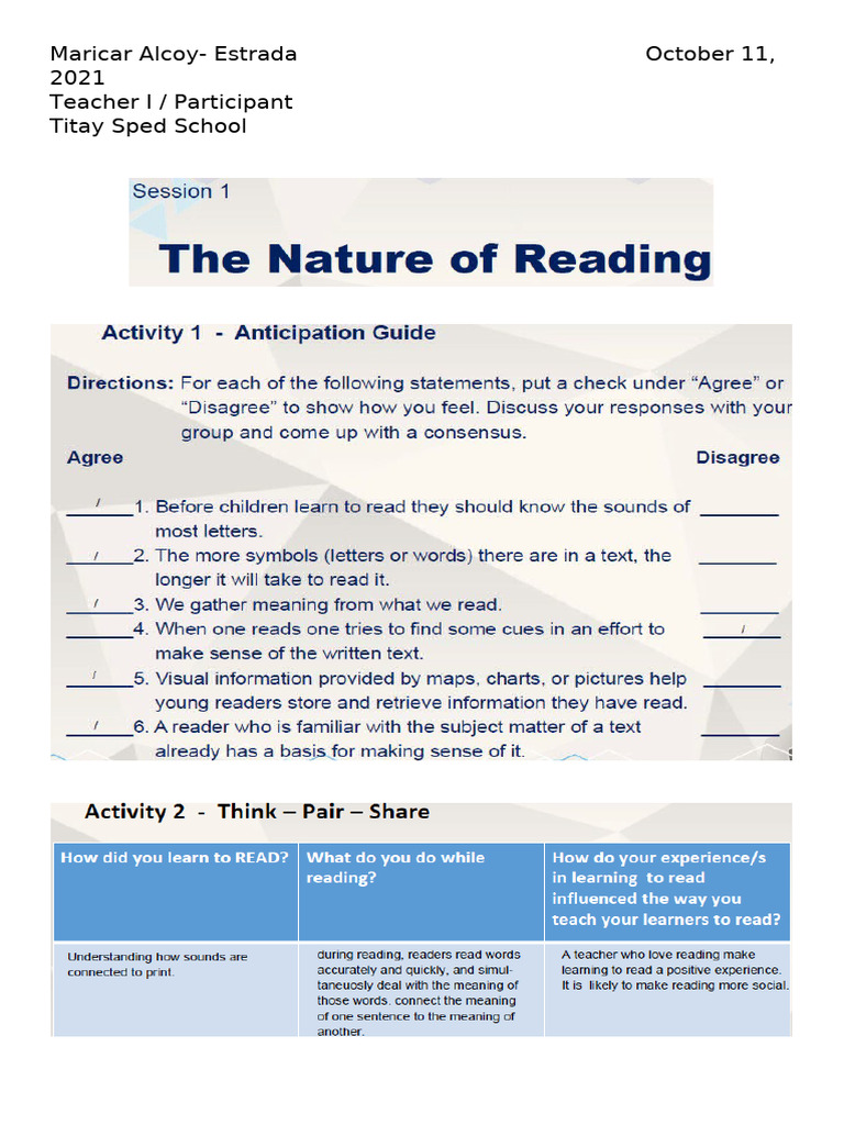 Session 1 Answer Pdf