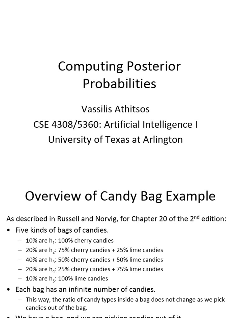 Computing Posterior Probabilities | PDF | Probability Theory | Mathematics