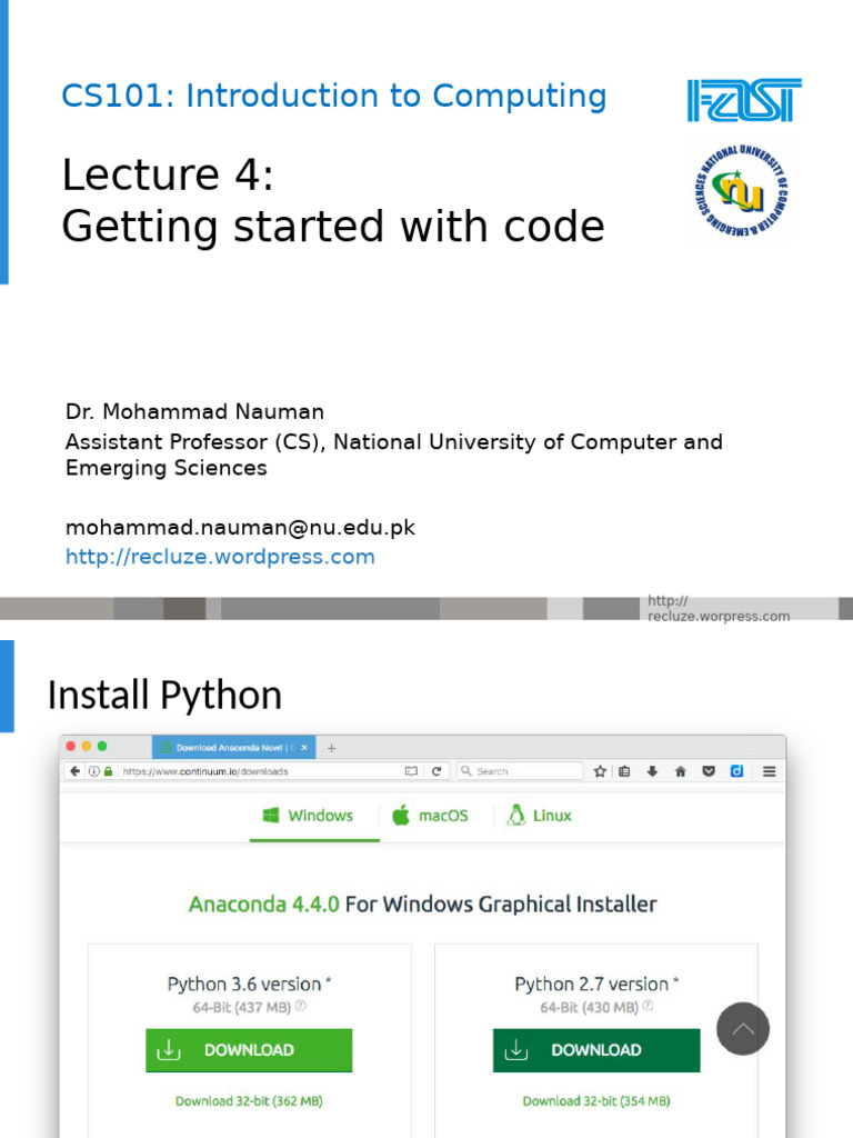 Cs101-Lec-04-F17 Fast | PDF