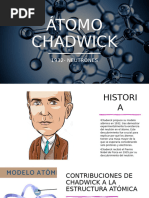 Modelo Atómico de Chadwick (1932) | PDF | Núcleo atómico | Átomos