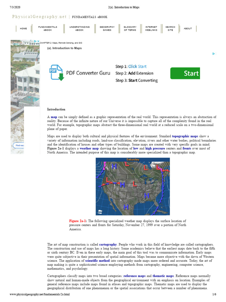 Intro to Maps & Projections | PDF | Map | Cartography