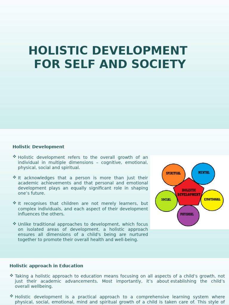 Holistic Development | PDF | Empathy | Mindfulness