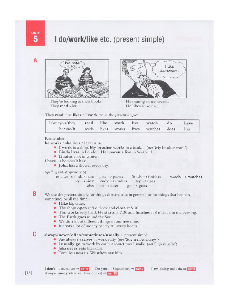 Present Simple - Grammar in Use-Enzo Archanjo | PDF