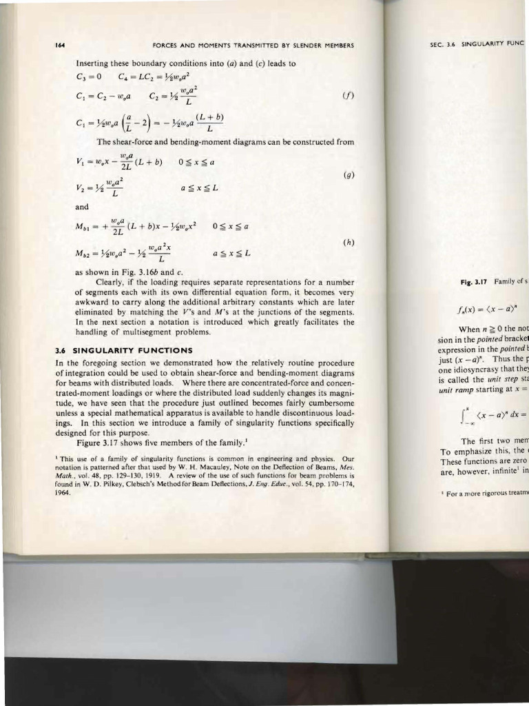 Singularity_Functions-4 | PDF | Subtraction | Mathematical Objects