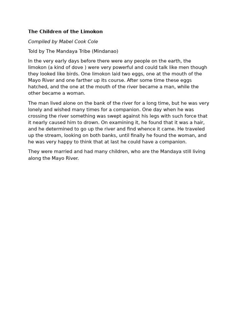 The Children of The Limokon 5 | PDF | Travel | Poetry