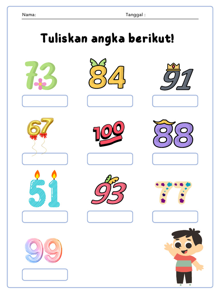 Kelas 2 Membilang Sampai Dengan 100-2 | PDF