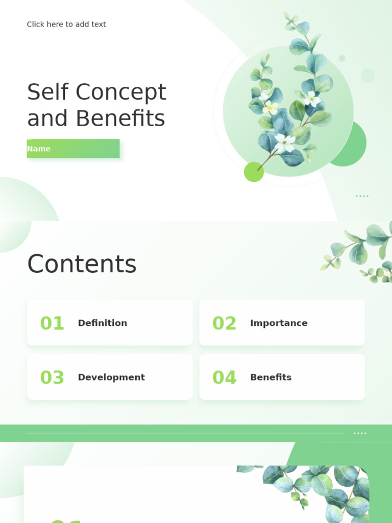 Self Concept and Benefits | PDF | Self Esteem | Psychological Resilience