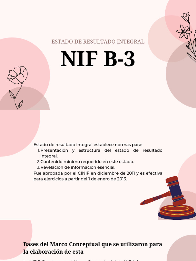 Nif B-3 | PDF | Estado financiero | Contabilidad