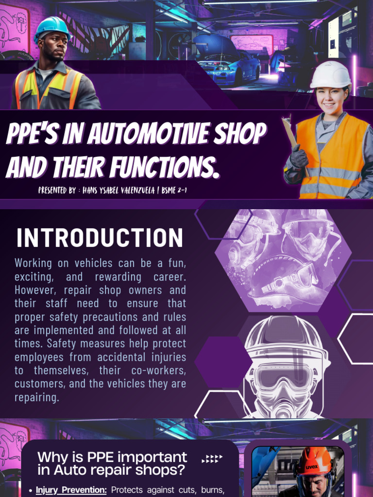 Essential PPE for Automotive Safety | PDF | Personal Protective ...