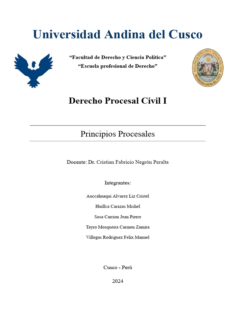 GRUPO 2-Investigacion Formativa (Indice) - Procesal Civil I | PDF | Derecho