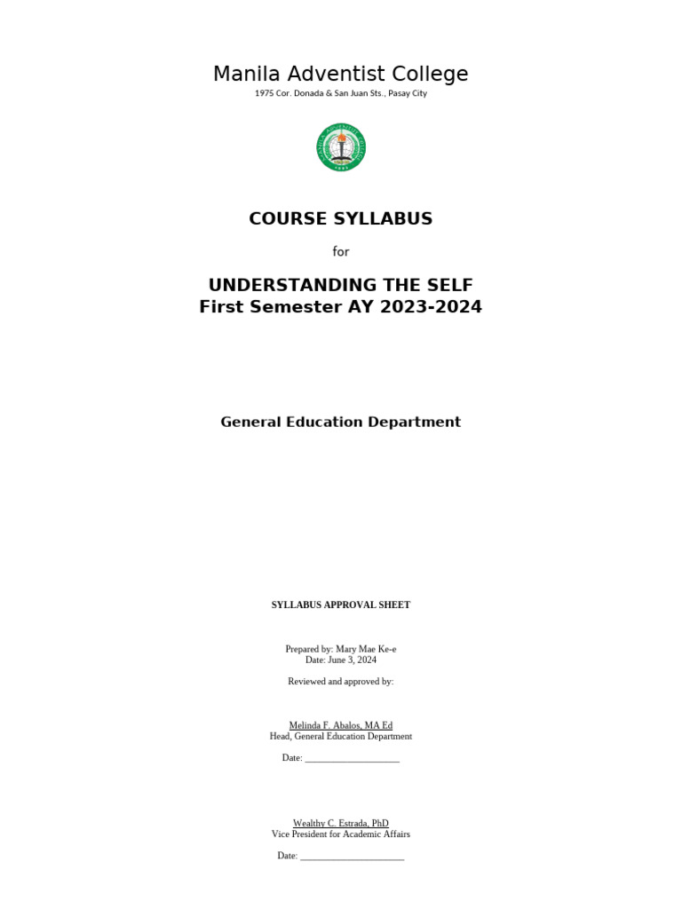 UTS Syllabus | PDF | Identity (Social Science) | Knowledge