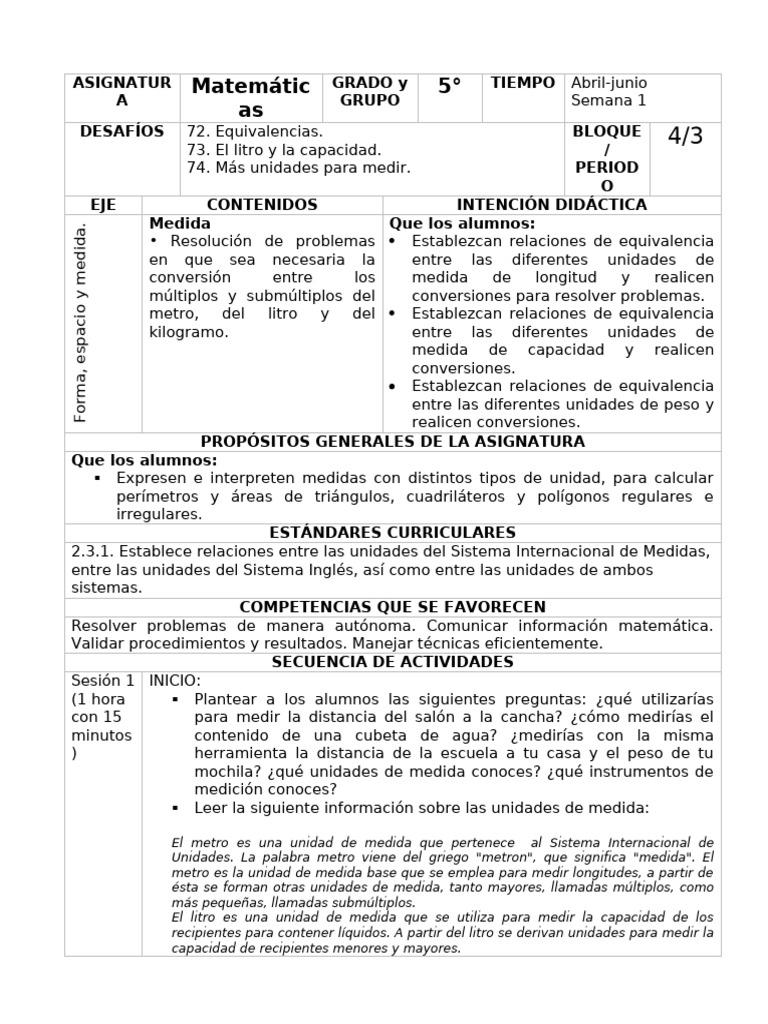 5to Grado Matemáticas (2019-2020) | PDF | Decimal | Multiplicación