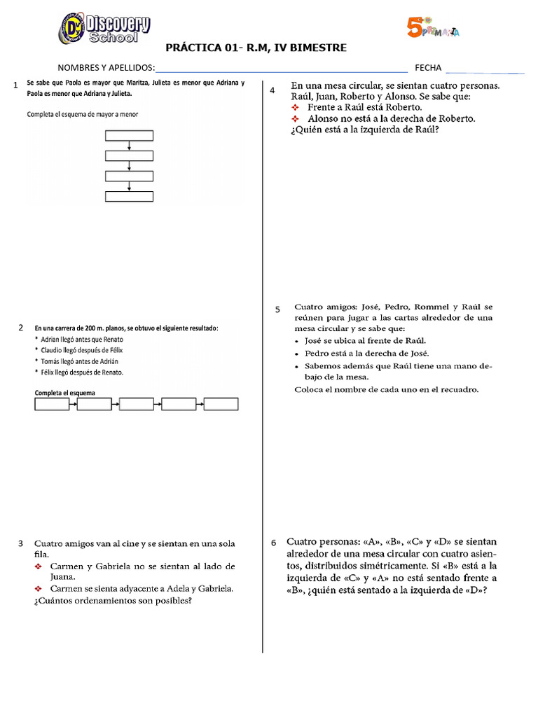 PRACTICA R.M 01 | PDF